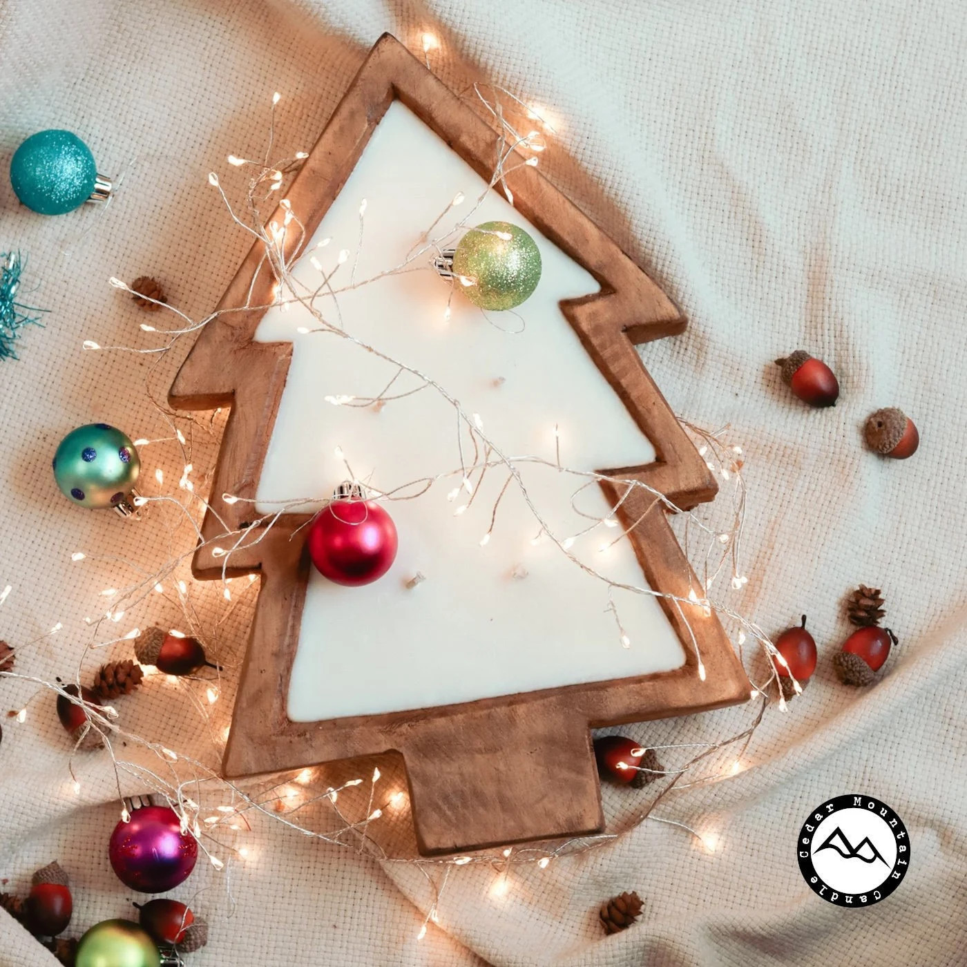 WOODEN CHRISTMAS TREE TRAY – Bluelotusfarm